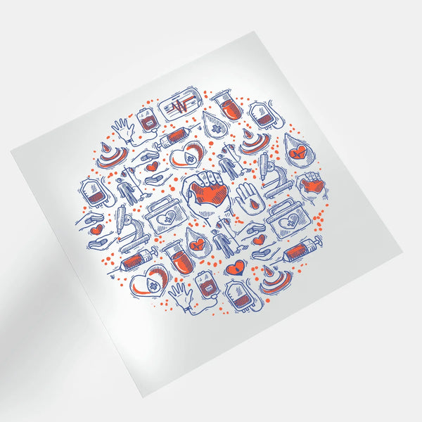 Medical Doodle: Medical Sketch - DTF Transfer - Direct-to-Film - Sketchy Medicine – Mugsie