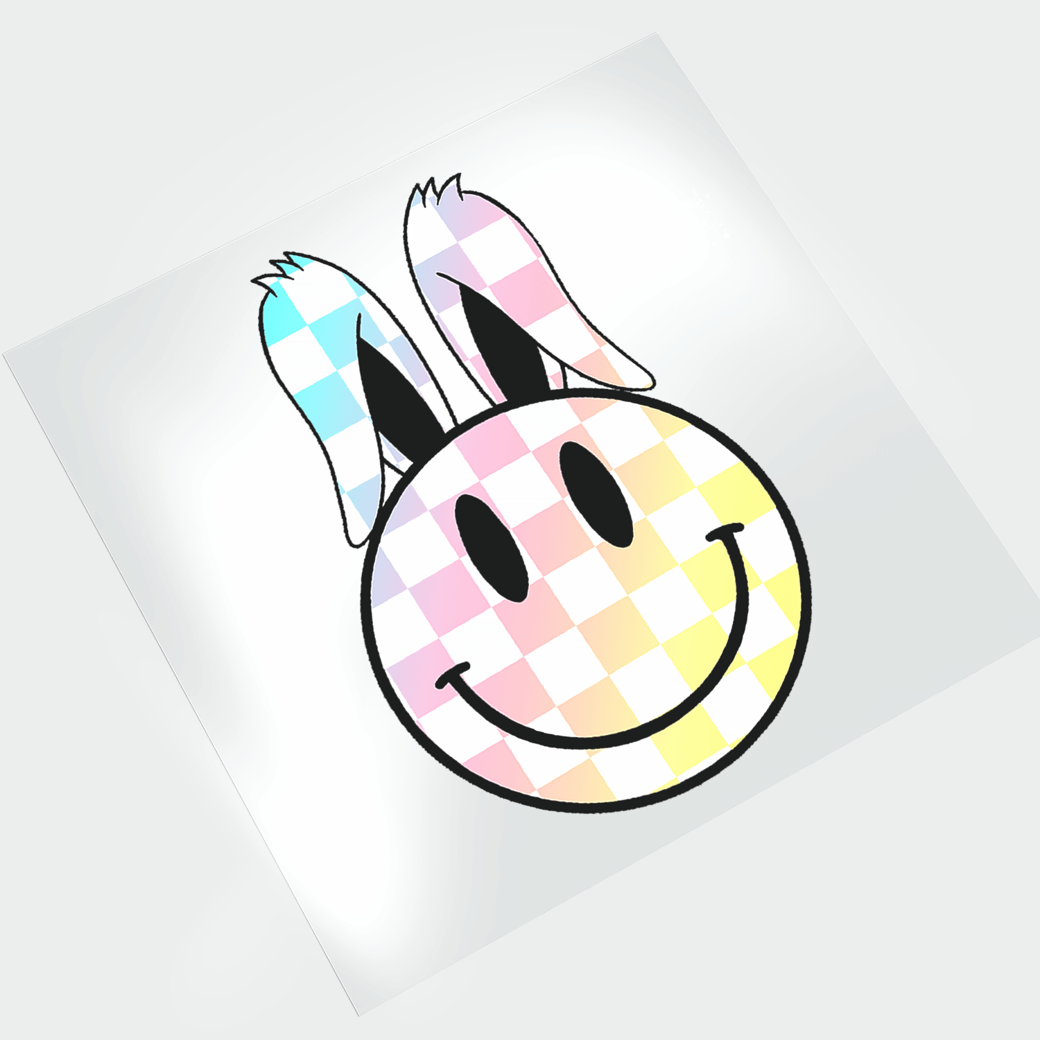 Easter Slasher: Smiley Bunny DTF Transfer - Direct-to-Film: Bring a ...