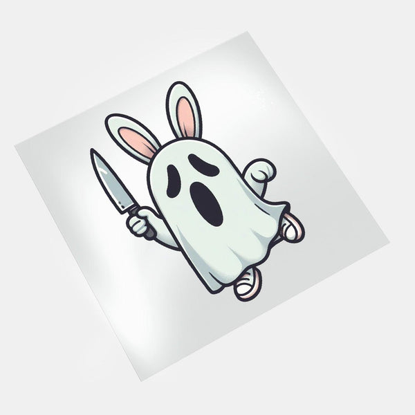 Easter Horror: Bunny Ghost DTF Transfer - Direct-to-Film: Infuse a ...