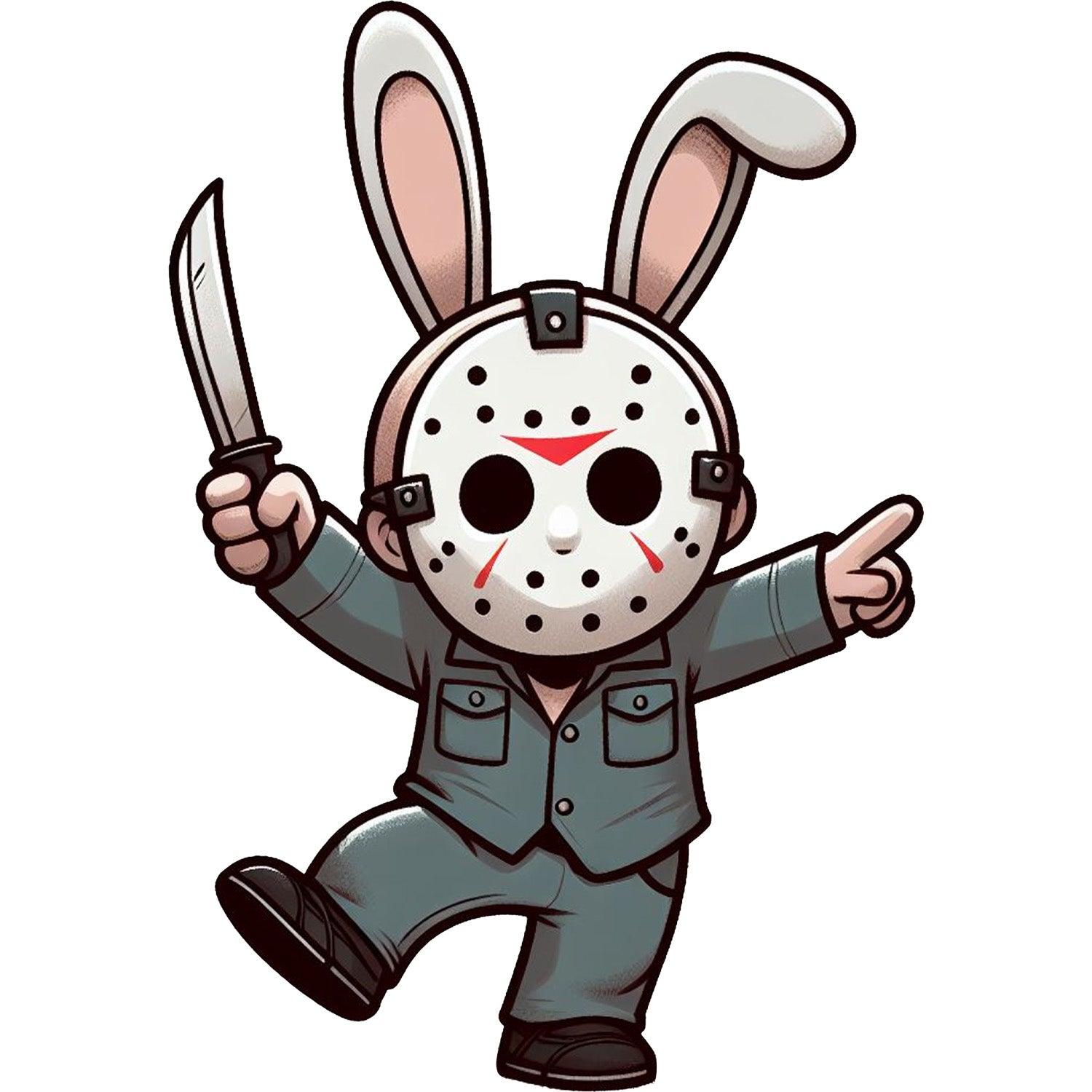 Easter Bunny Ears: Jason Voorhees DTF Transfer - Direct-to-Film: Add a ...