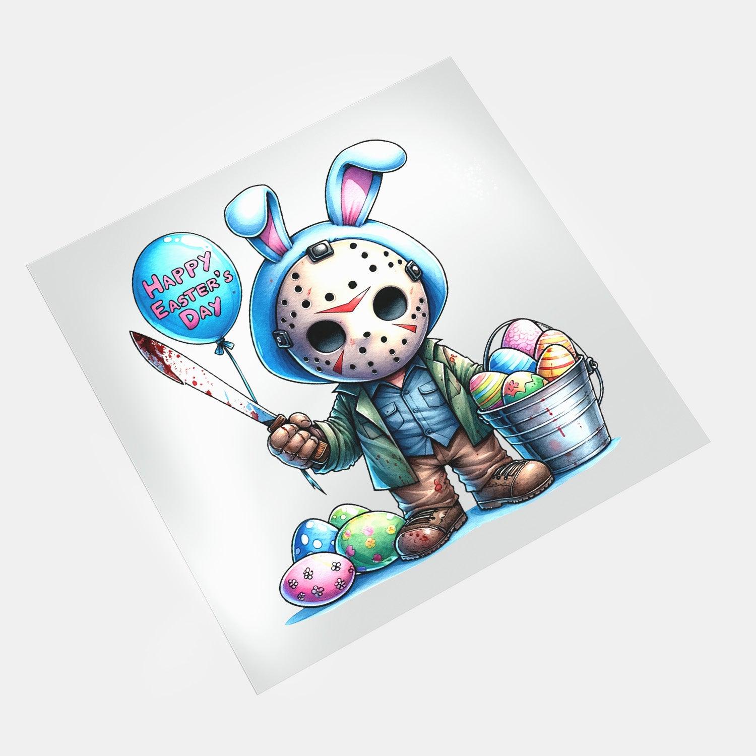 Easter Bunny Ears: Jason Voorhees II DTF Transfer - Direct-to-Film: Add ...
