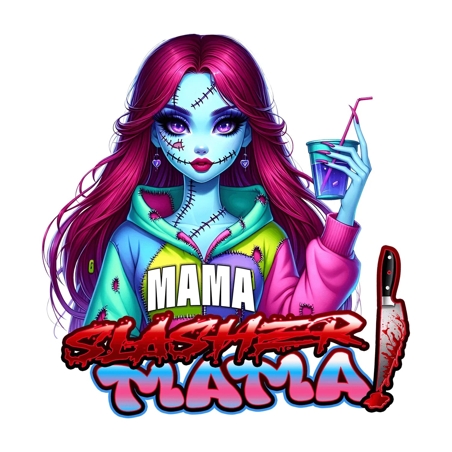 Slasher Mama and Slasher Girl: Mama Sally 1 - DTF Transfer - Direct-to ...