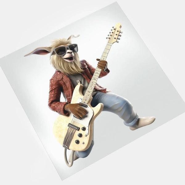 Goat Lovers: Rockstar Goat - DTF Transfer - Direct-to-Film: Hip Hoofed ...