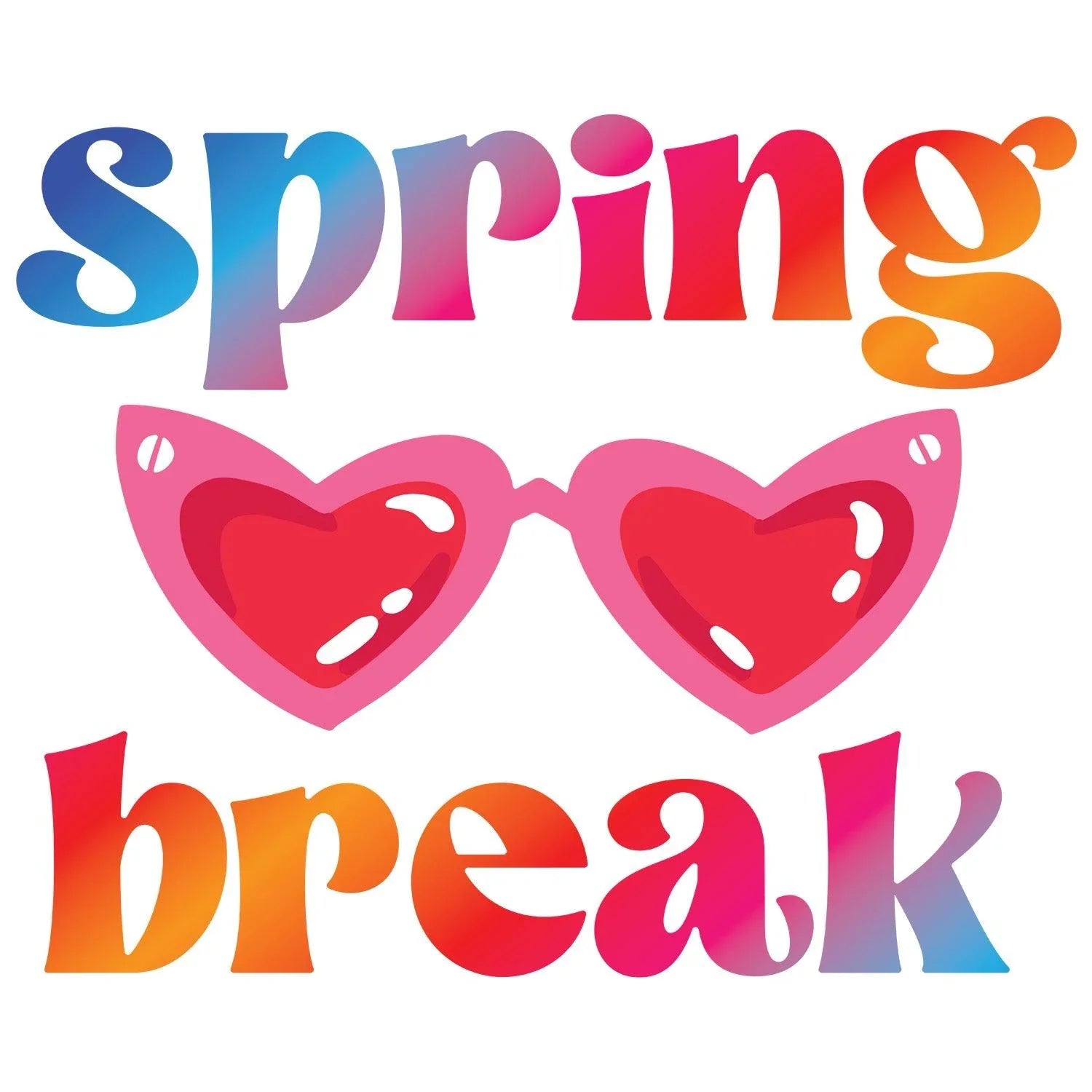 Spring Break Vibes: Spring Break II - DTF Transfer - Direct-to-Film ...