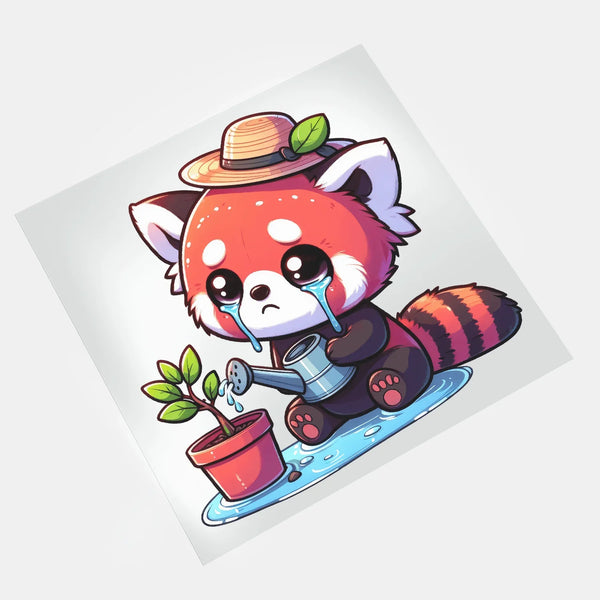 Red Panda: Crying Red Panda - DTF Transfer - Direct-to-Film - Comfort ...