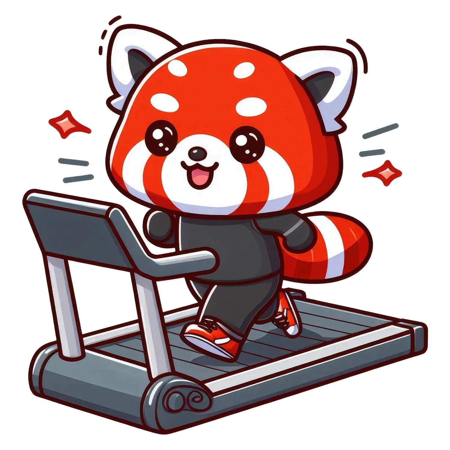 Red Panda: Treadmill Red Panda - DTF Transfer - Direct-to-Film ...