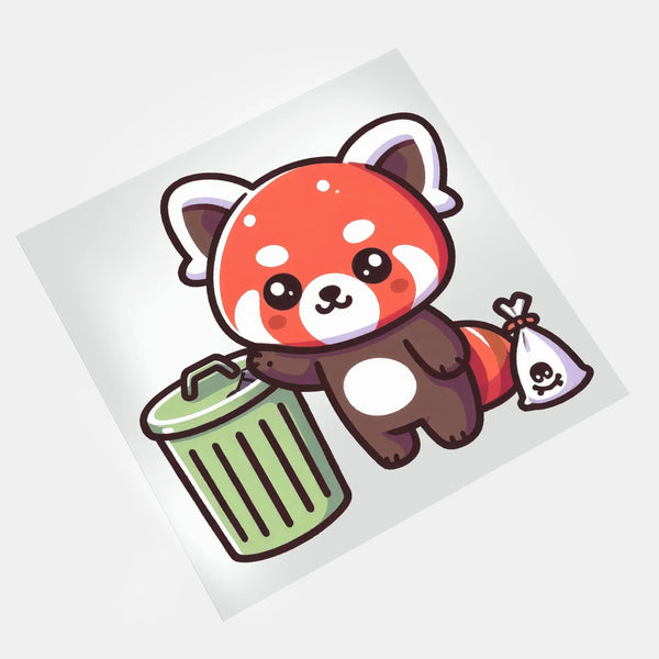 Red Panda: Taking The Trash Out - DTF Transfer - Direct-to-Film ...