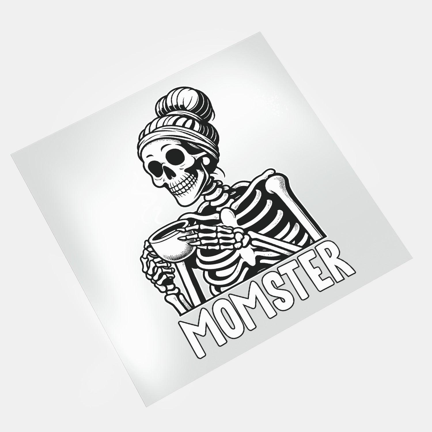 Skeleton Mom: Momster - DTF Transfer - Direct-to-Film - Monster Mom ...