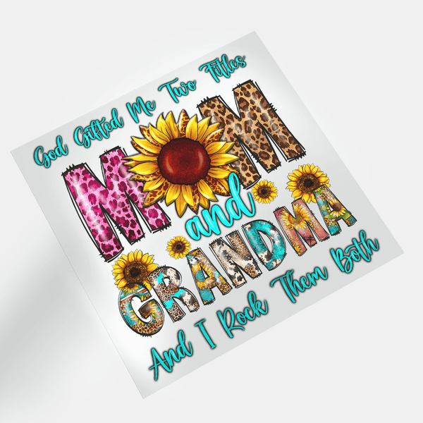 Graceful Beautiful Grandma: God Gifted Me Two Titles Mom And Grandma ...