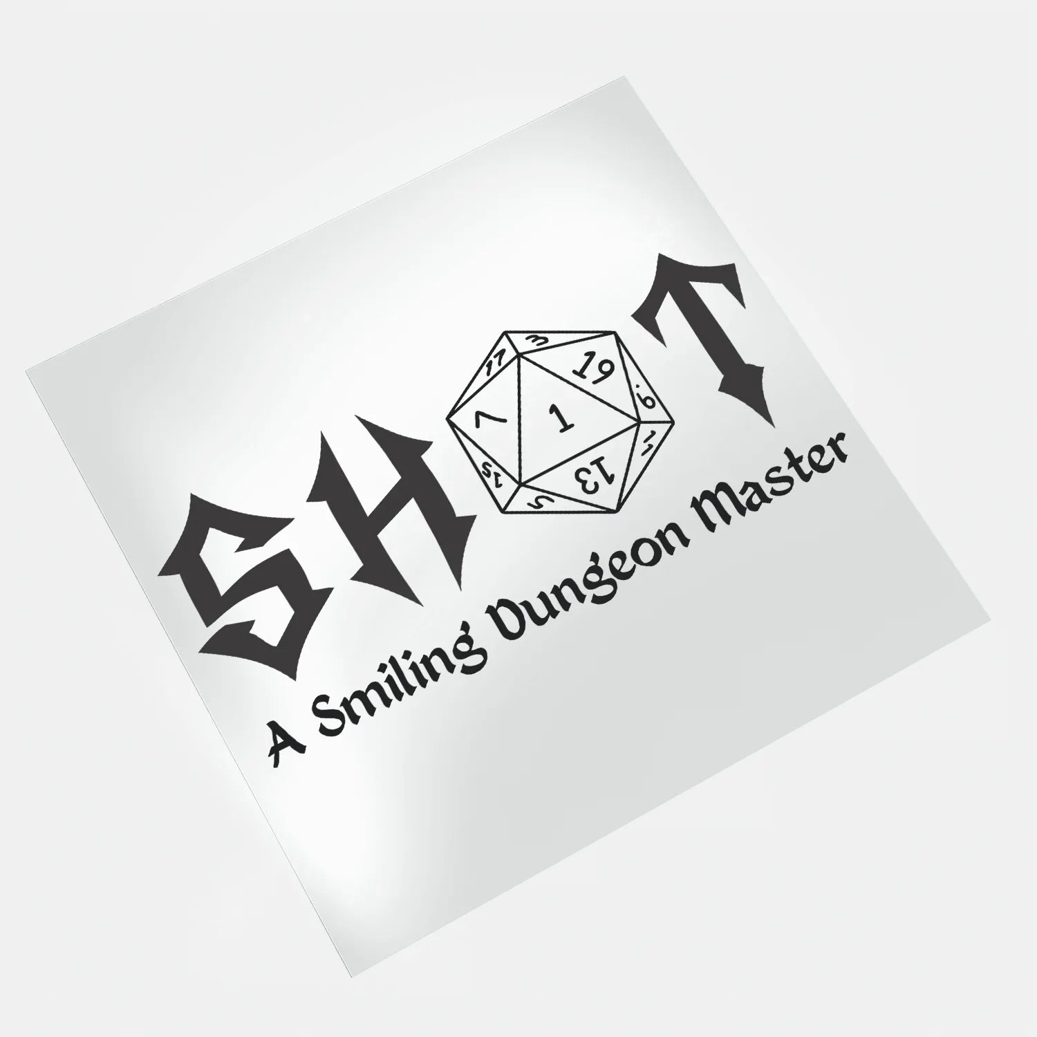 Dungeons & Dragons: Shot A Smiling Dungeon Master - DTF Transfer - Direct-to-Film - Dungeon ...