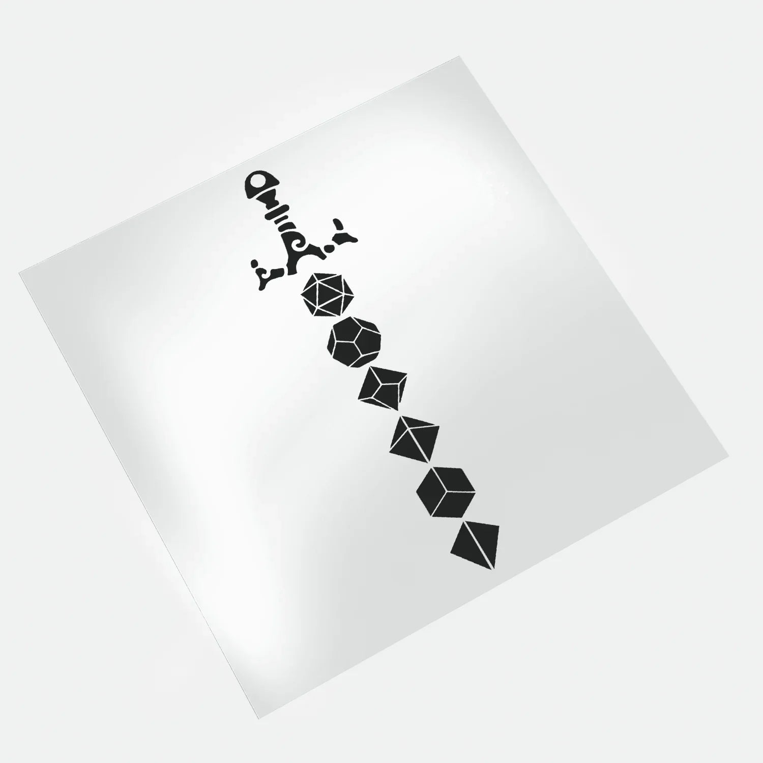 Dungeons & Dragons: Dice Sword - DTF Transfer - Direct-to-Film - Battle ...