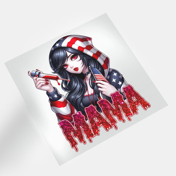 Horror Mama: Patriotic Vampire - DTF Transfer - Direct-to-Film ...