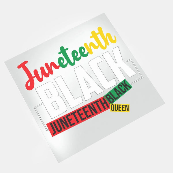 Black Queen: Juneteenth Black Queen - DTF Transfer - Direct-to-Film ...