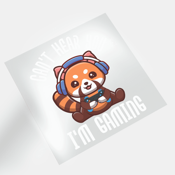 Gamer: I'm Gaming Red Panda - DTF Transfer - Direct-to-Film – Mugsie