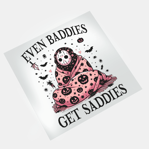 Even Baddies Get Saddies - Cozy Jason Vorhees - DTF Transfer - Direct ...