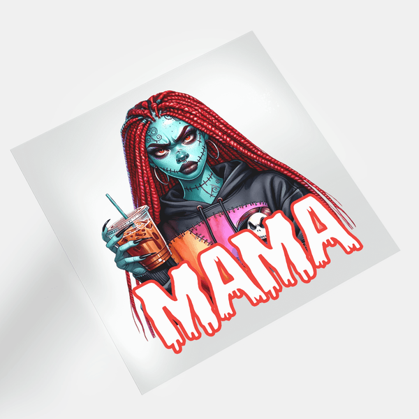Black Horror Mama - Mama Sally - DTF Transfer - Direct-to-Film – Mugsie
