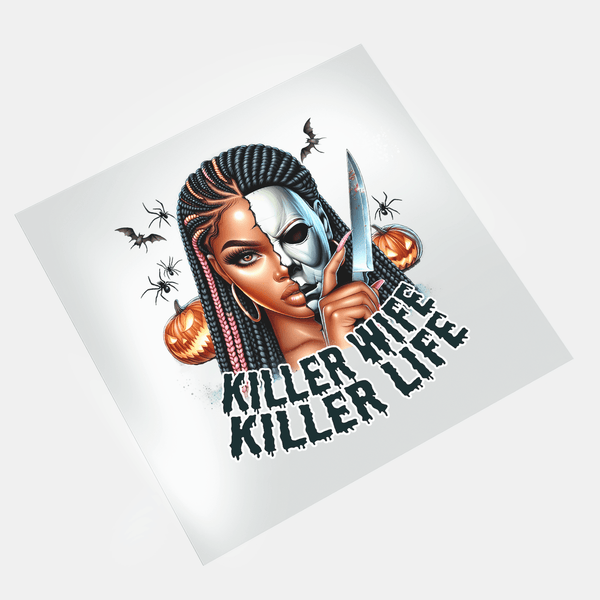 Killer Wife Killer Life - Wife Myers - DTF Transfer - Direct-to-Film ...