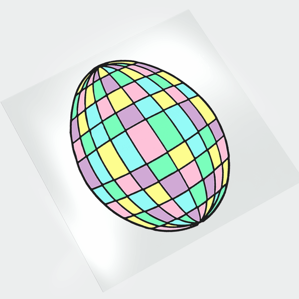 Easter Slasher: Disco Egg DTF Transfer - Direct-to-Film: Add a Groovy ...