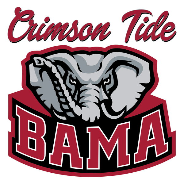 Alabama Football: Crimson Tide Bama - DTF Transfer - Direct-to-Film ...